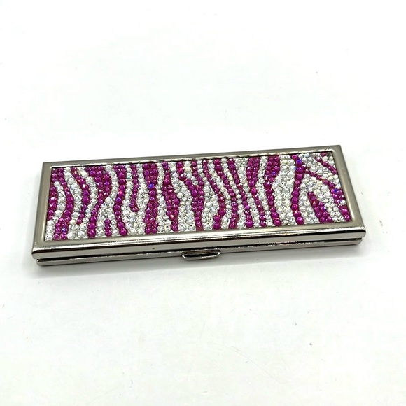 Judith Leiber | Accessories | Judith Leiber Compact Mirror Pink Silver ...